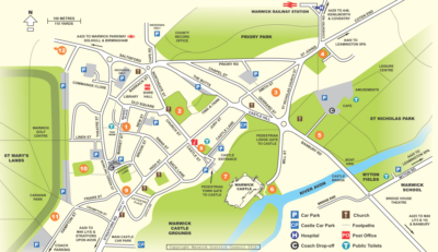 Map of Warwick – Warwick Town Council